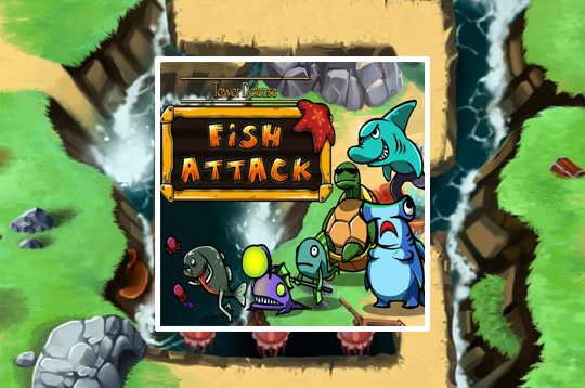 Tower Defense: Fish Attack em Jogos na Internet