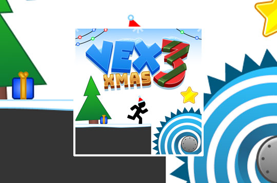 Vex 3 Xmas sur JeuxGratuitJeux