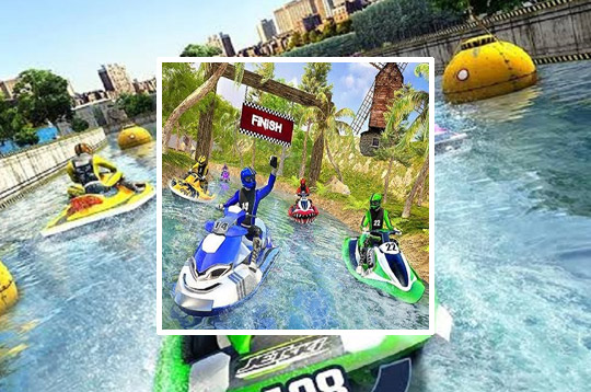 Water Power Boat Racer 3D on Culga Games