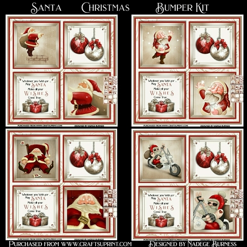 Santa BUMPER KIT - CUP1014775_20051 | Craftsuprint