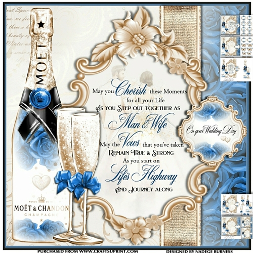 Royal Roses My Love - CUP1032527_20051 | Craftsuprint
