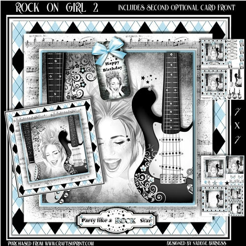 Rock on Girl 2 - CUP1047500_20051 | Craftsuprint