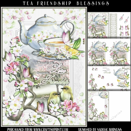 Tea Friendship Blessings - CUP1143036_20051 | Craftsuprint