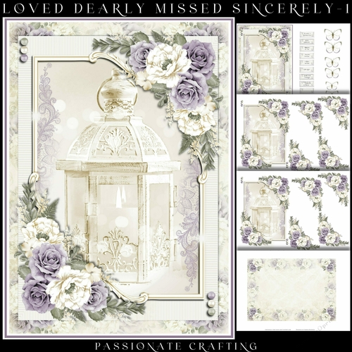 Loved Dearly Missed Sincerely 1 - CUP1197126_20051 | Craftsuprint
