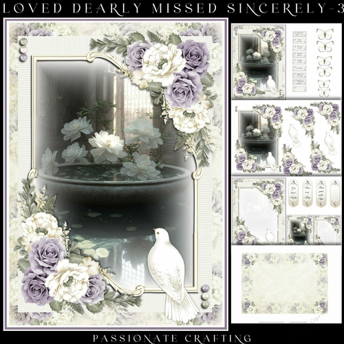 Loved Dearly Missed Sincerely 3 - CUP1197128_20051 | Craftsuprint