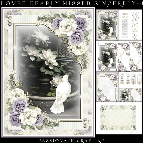 Loved Dearly Missed Sincerely 4 - CUP1197129_20051 | Craftsuprint