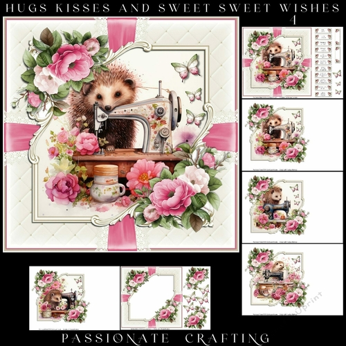 Hugs Kisses and Sweet Sweet Wishes 4 - CUP1226753_20051 | Craftsuprint