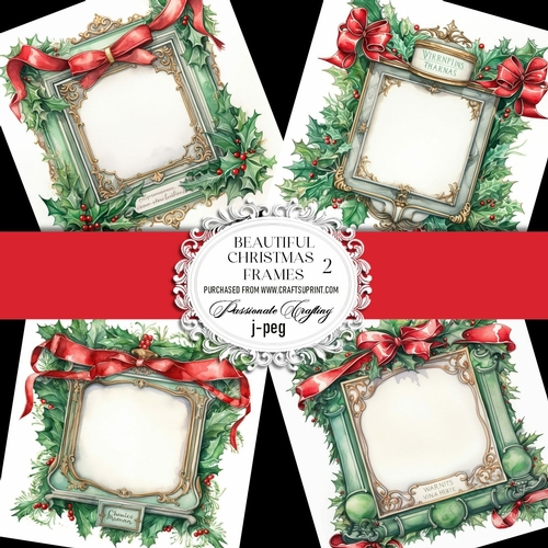 Beautiful Christmas Frames 2 - CUP1236556_20051 | Craftsuprint
