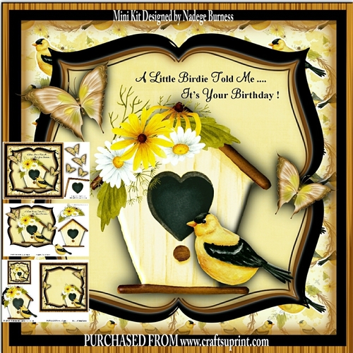 A little birdie told me ... - CUP787954_20051 | Craftsuprint