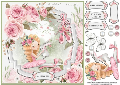 Ballerina Girl 1 - CUP932939_20051 | Craftsuprint