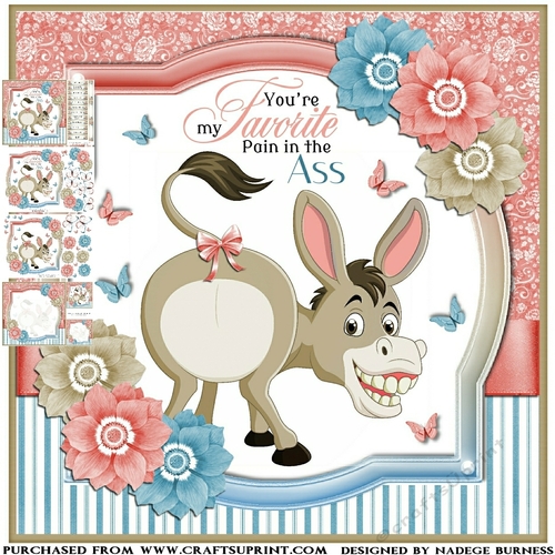 Darling Donkey - CUP952581_20051 | Craftsuprint