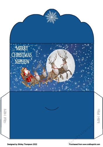 Santa on his sleigh money wallet (Nephew). - CUP1177519_20842 ...