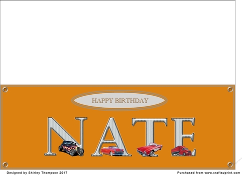 Large DL name card (Nate) - CUP786287_20842 | Craftsuprint