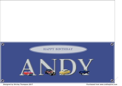 Large DL name card (Andy) - CUP794129_20842 | Craftsuprint