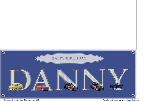 Large DL name card (Danny) - CUP794140_20842 | Craftsuprint