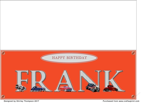 Large DL name card (Frank) - CUP794145_20842 | Craftsuprint