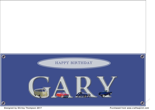 Large DL name card (Gary) - CUP794390_20842 | Craftsuprint