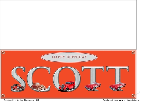 Large DL name card (Scott) - CUP796103_20842 | Craftsuprint