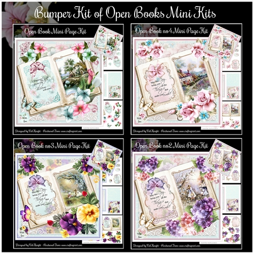 Bumper Kit of Open Books Mini Kits - CUP1033500_58488 | Craftsuprint