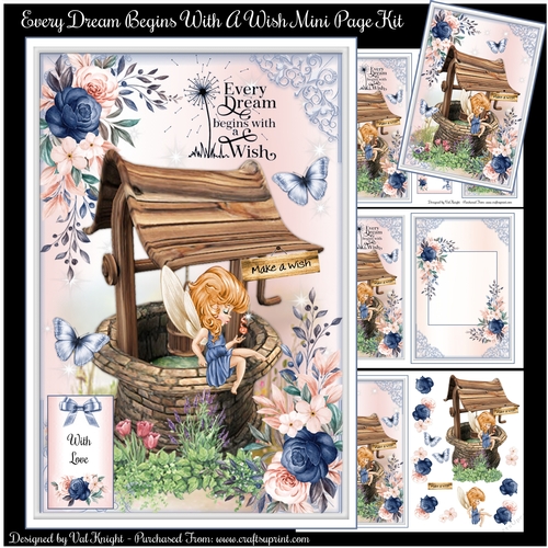 Every Dream Begins With A Wish Mini Page Kit - CUP1109569_58488 ...