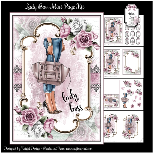 Lady Boss Mini Page Kit - CUP1145950_58488 | Craftsuprint