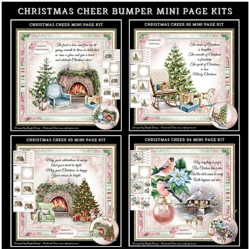Christmas Cheer Bumper Mini Page Kits - CUP1172131_58488 | Craftsuprint