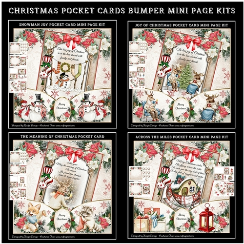 Christmas Pocket Cards Bumper Mini Page Kits - CUP1173956_58488 ...