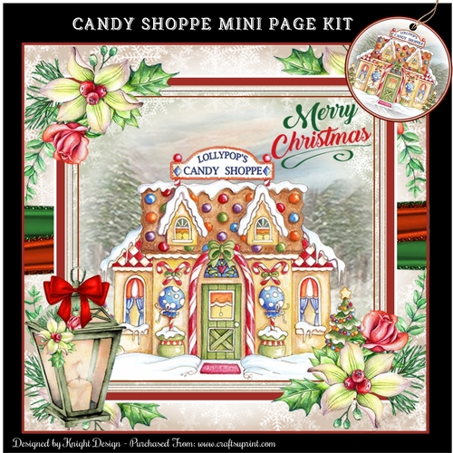 Lollipops Candy Shoppe Mini Page Kit - CUP1174799_58488 | Craftsuprint
