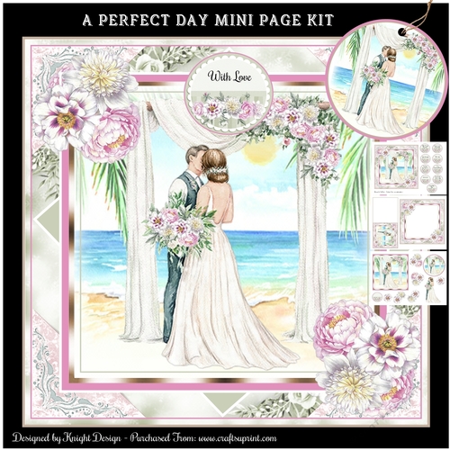A Perfect Day Mini Page Kit - CUP1175101_58488 | Craftsuprint