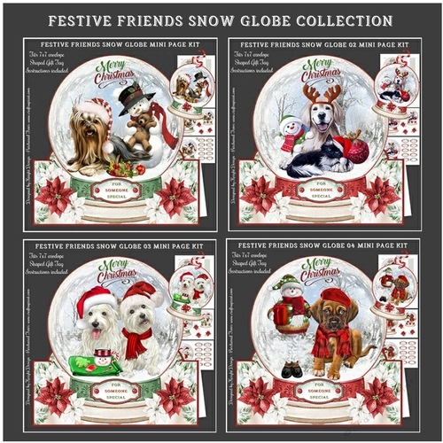 Festive Friends Snow Globe Collection - CUP1179554_58488 | Craftsuprint