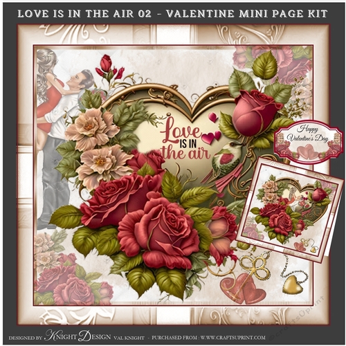 Love Is In The Air 02 - Valentine Mini Page Kit - CUP1190906_58488 ...