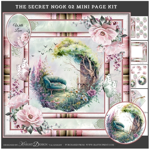 The Secret Nook 02 Mini Page Kit - CUP1197043_58488 | Craftsuprint