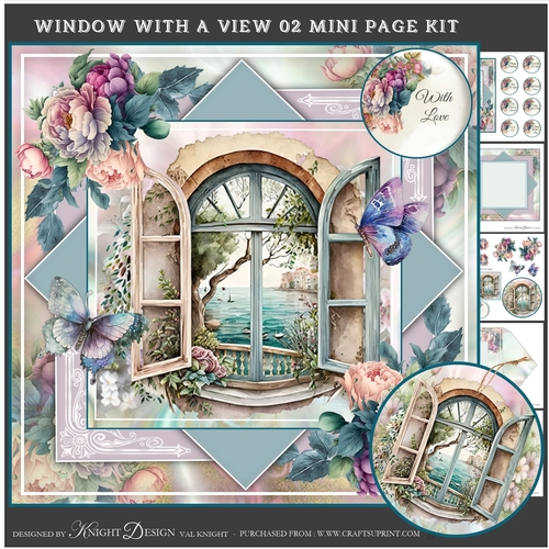 Window With A View 02 Mini Page Kit - CUP1198074_58488 | Craftsuprint