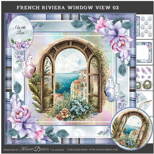 French Riviera Window View 02 Mini Page Kit - CUP1198370_58488 ...
