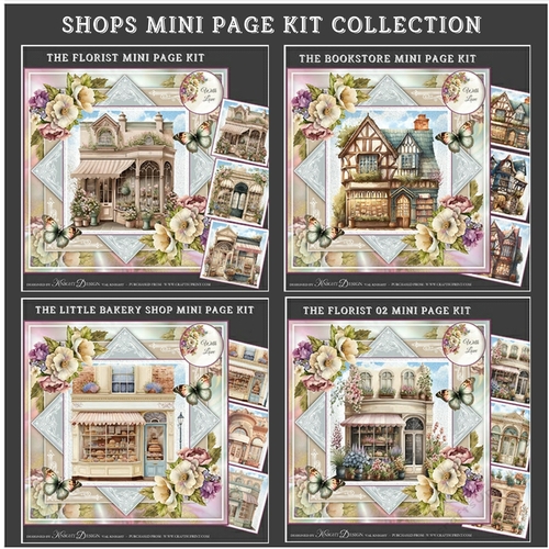 Shops Mini Page Kit Collection - CUP1199401_58488 | Craftsuprint
