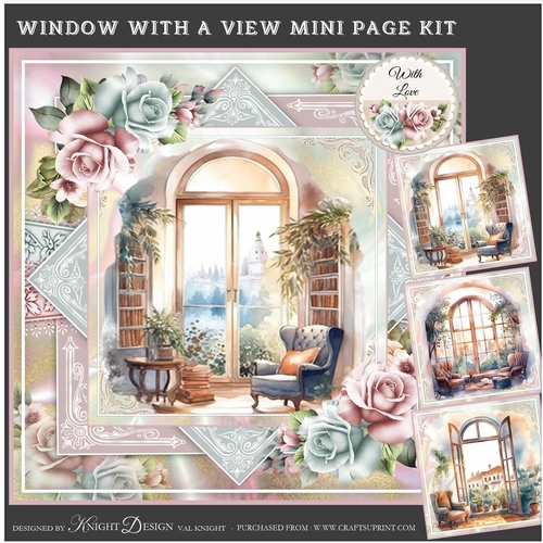 Window With A View Mini Page Kit - CUP1213081_58488 | Craftsuprint
