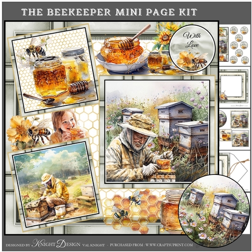 The Beekeeper Mini Page Kit - CUP1216619_58488 | Craftsuprint