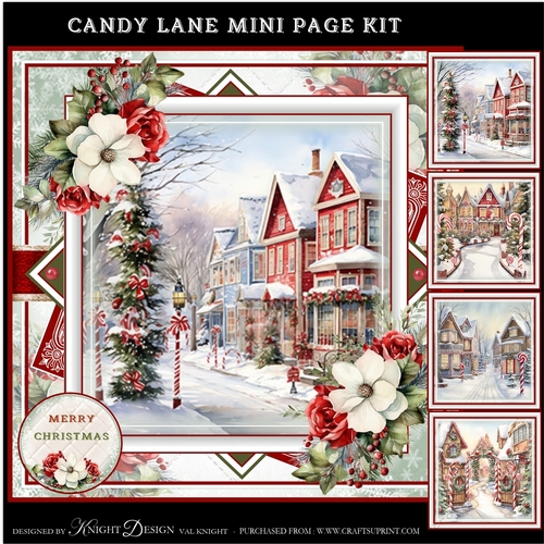 Candy Lane Mini Page Kit - CUP1246718_58488 | Craftsuprint