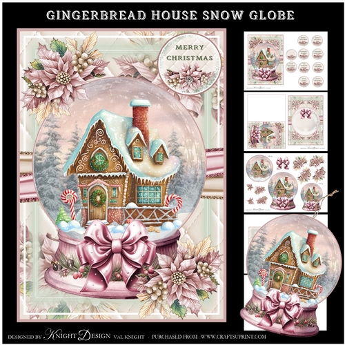 Gingerbread House Snow Globe Mini Page Kit - CUP1249160_58488 ...