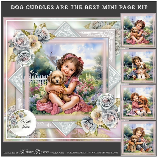 Dog Cuddles Are The Best Mini Page Kit - CUP1261485_58488 | Craftsuprint