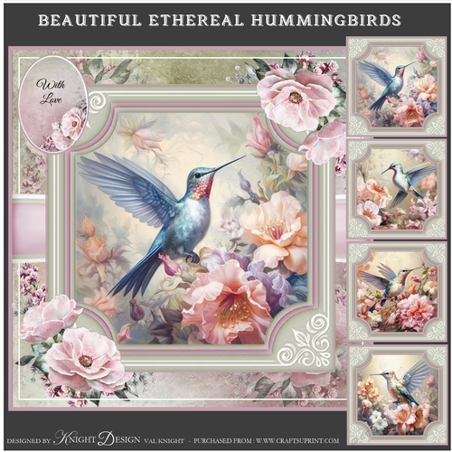 Beautiful Ethereal Hummingbirds Mini Page Kit - CUP1262847_58488 ...