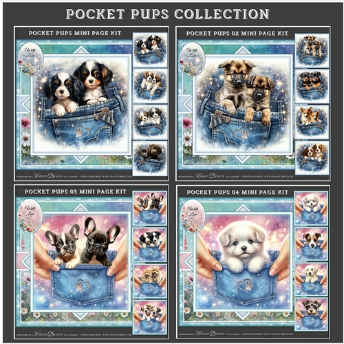 Pocket Pups Collection - CUP1283113_58488 | Craftsuprint