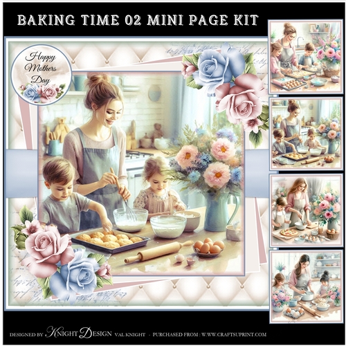 Baking Time 02 Mini Page Kit - CUP1284808_58488 | Craftsuprint