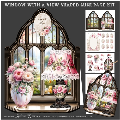 Window With A View Shaped Mini Page Kit - CUP1285077_58488 | Craftsuprint