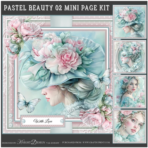 Pastel Beauty 02 Mini Page Kit - CUP1317647_58488 | Craftsuprint