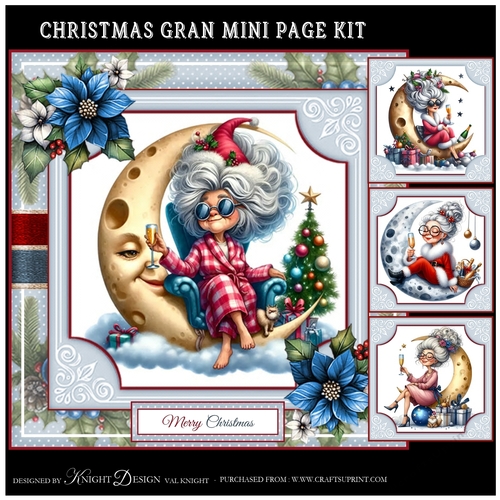 Christmas Gran Mini Page Kit - CUP1331811_58488 | Craftsuprint
