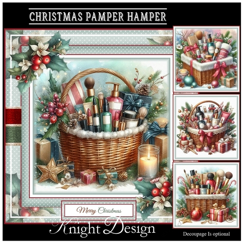 Christmas Pamper Hamper Mini Page Kit - CUP1343131_58488 | Craftsuprint