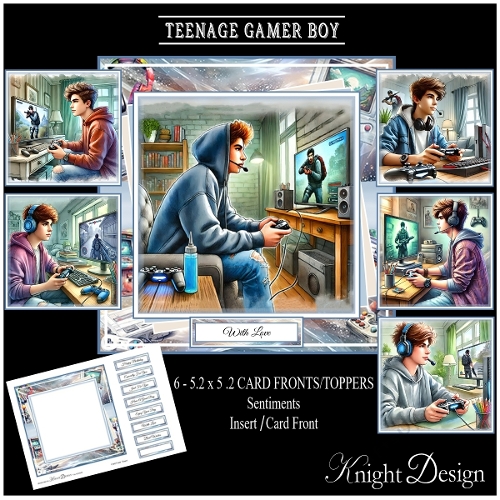 Teenage Gamer Boy - CUP1358222_58488 | Craftsuprint