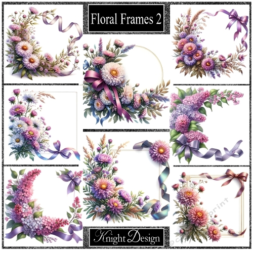 Floral Frames 2 - CUP1358247_58488 | Craftsuprint