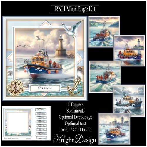 RNLI Mini Page Kit - CUP1366640_58488 | Craftsuprint